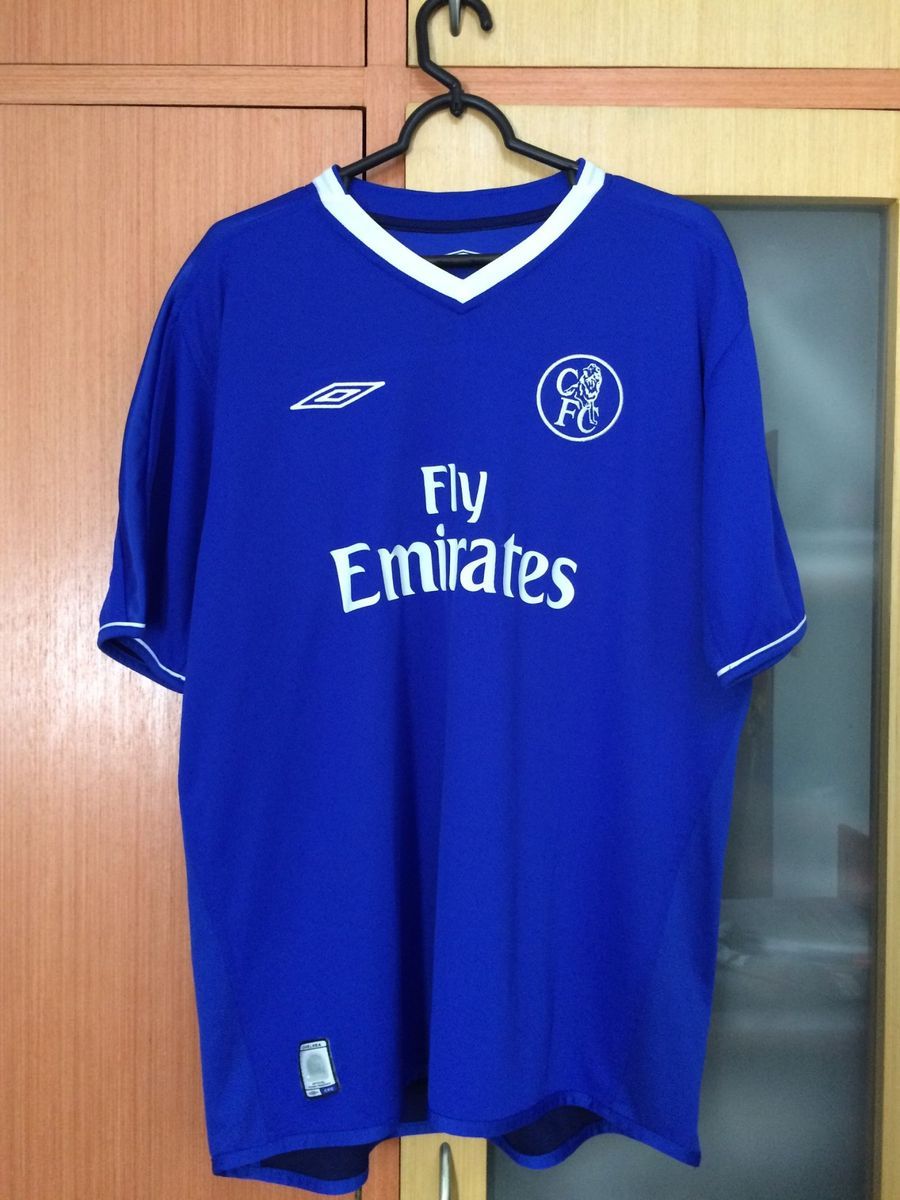 Camisa Chelsea Umbro Titular 2003/04 Tamanho G (large) sem Número ...