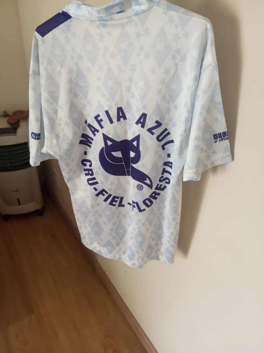 Camisa Cruzeiro Mafia Azul Oficial Anos 90 | Roupa Esportiva Masculino ...