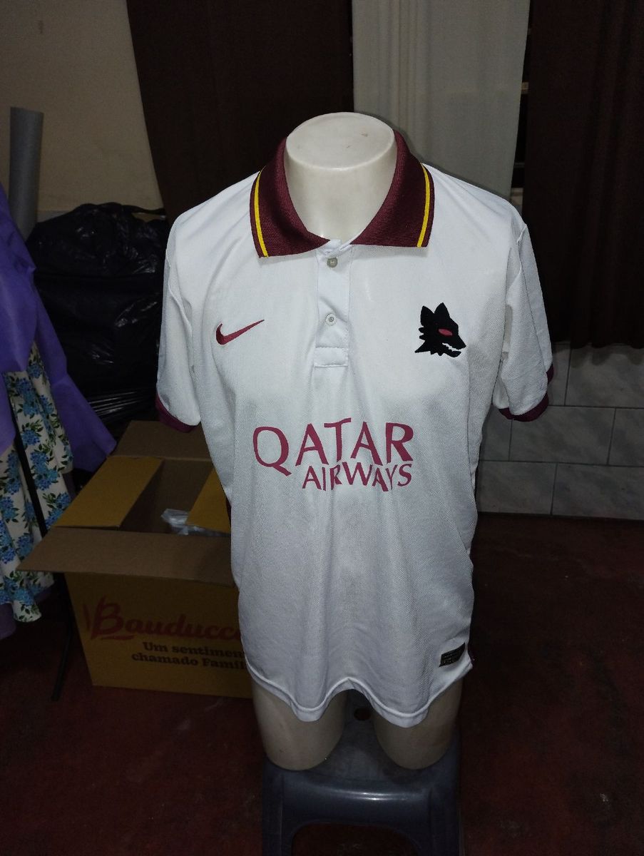 Camisa da Roma da Itália Retrô | Camisa Masculina Retrô Usado 133788322 ...