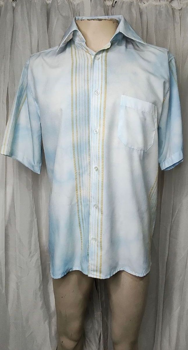 Camisa de Viscose - Umen | Camiseta Masculina Umen Usado 98630891 | enjoei