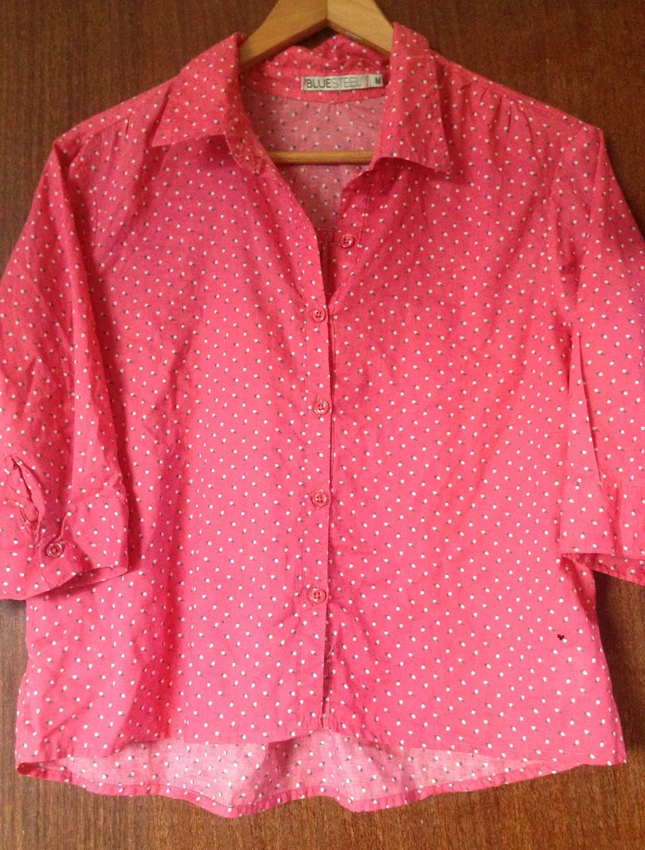Camisa Descolada | Camisa Feminina Blue Steel Nunca Usado 28551426 | enjoei