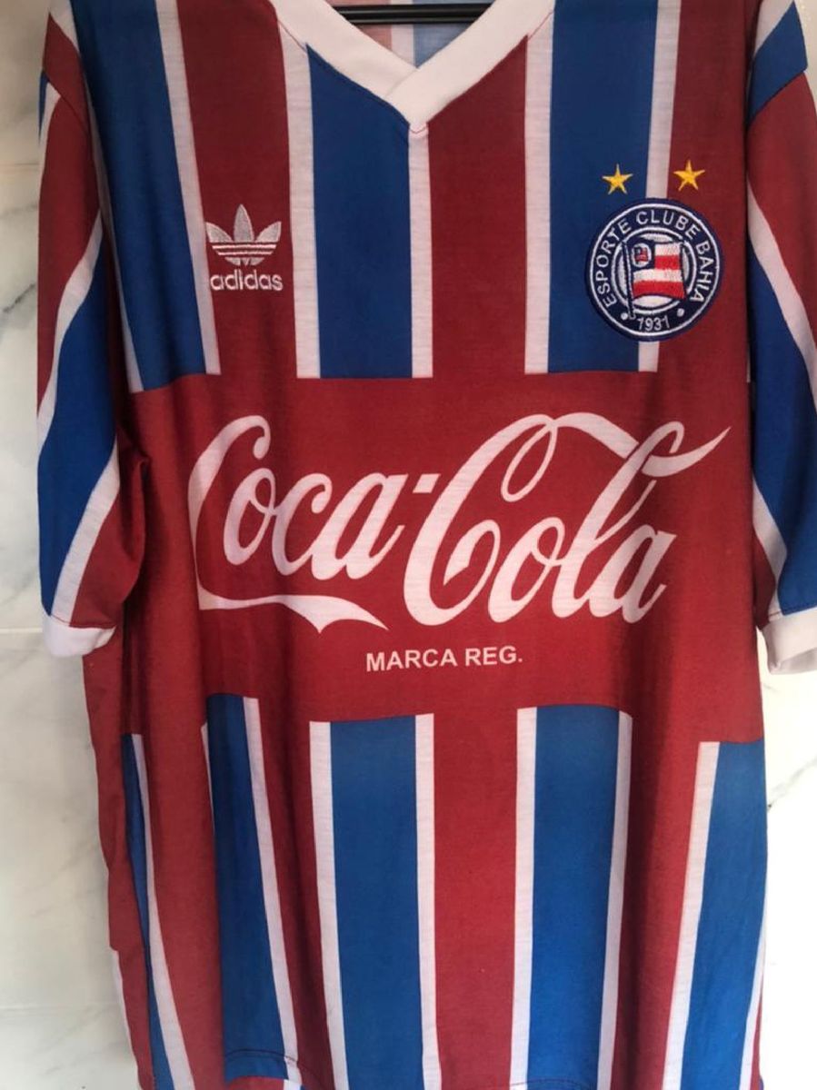 Camisa do Bahia Retrô Coca Cola 1988! Número 8 Gg | Roupa Esportiva ... Camisa do Bahia Retrô Coca Cola 1988! Número 8 Gg | Roupa Esportiva ...