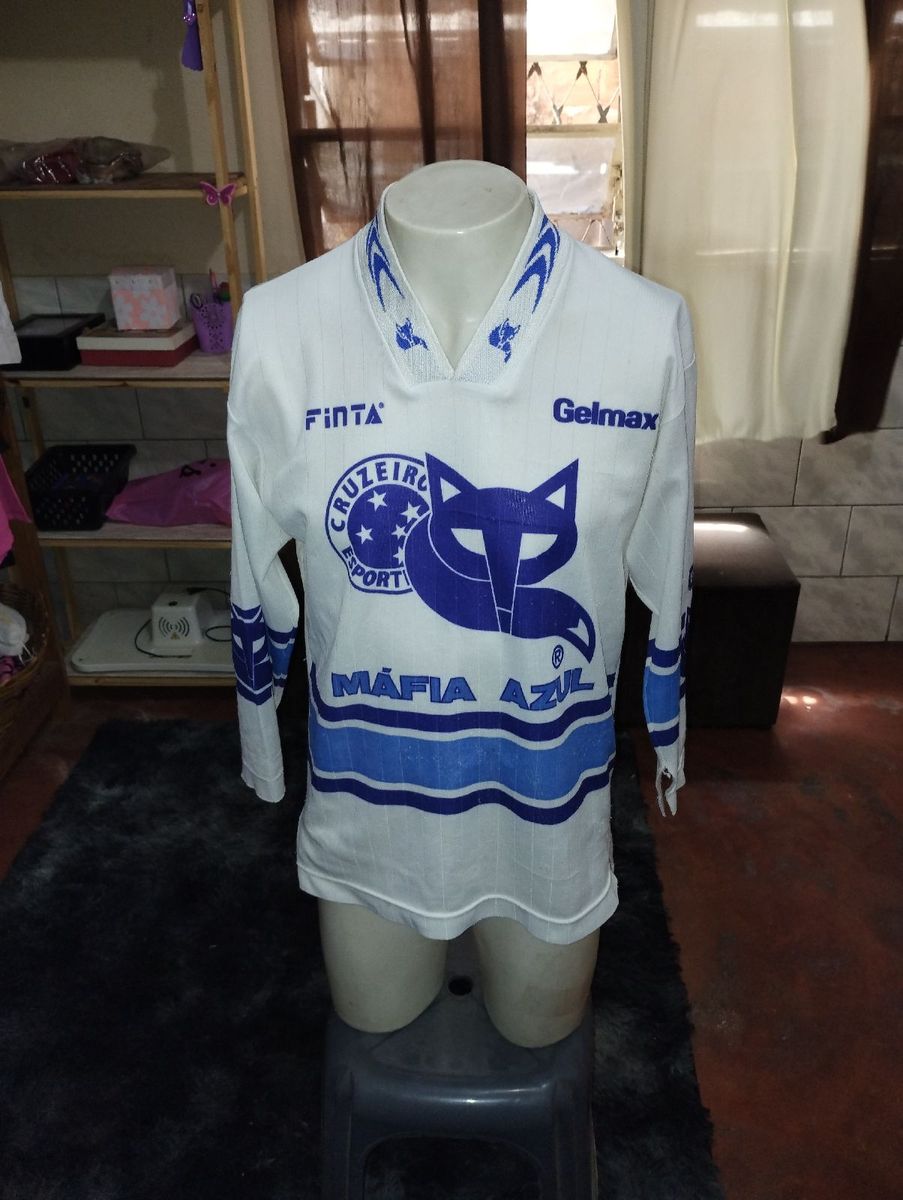 Camisa do Cruzeiro Torcida Máfia Azul Oficial Finta | Produto Masculino ...