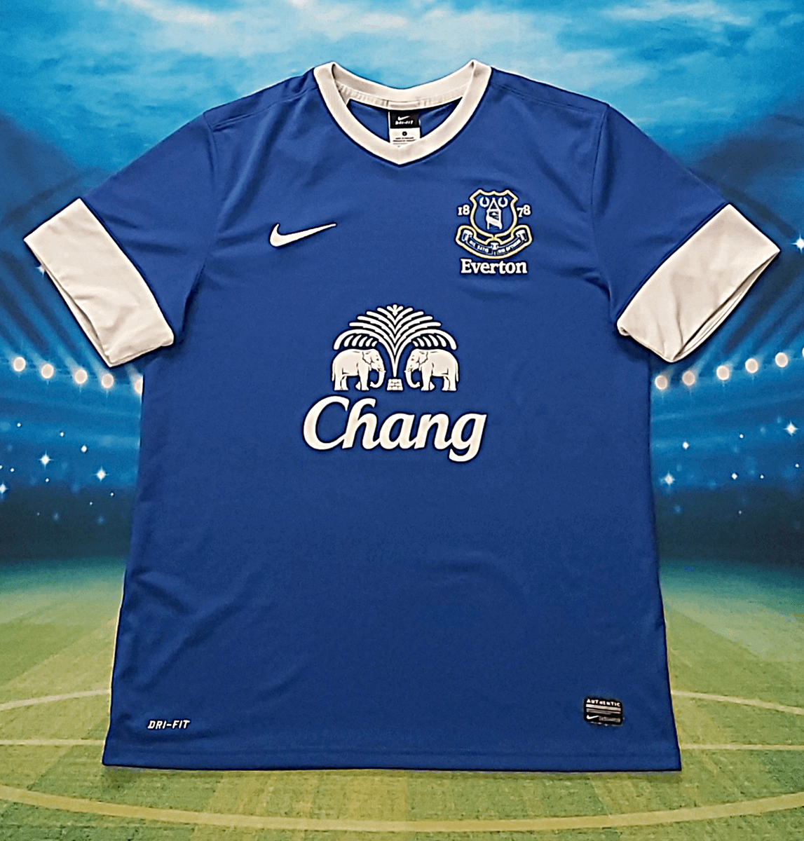 Camisa Everton 2012 - Uniforme Titular - Original | Camisa Masculina ...