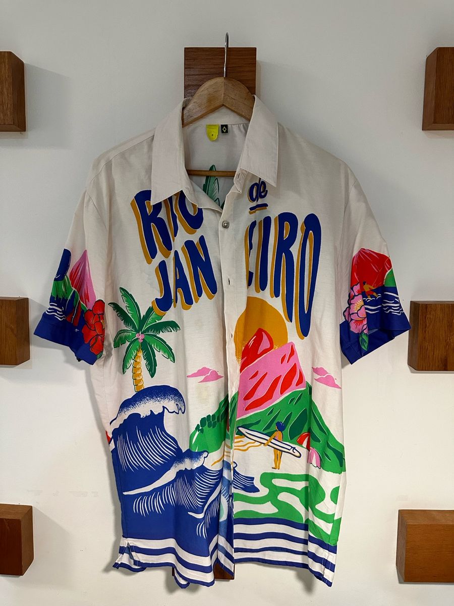 Camisa Farm Rio de Janeiro | Camisa Masculina Farm Nunca Usado ...