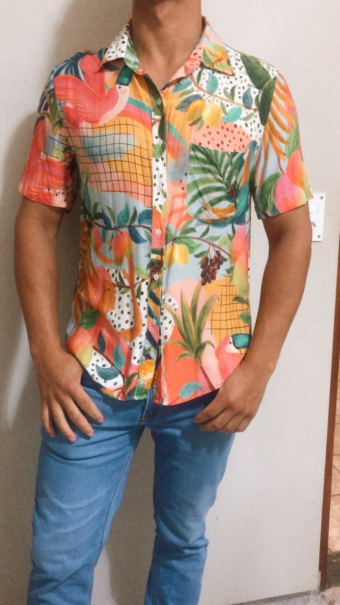 Camisa Farm | Camisa Masculina Farm Usado 89308195 | enjoei