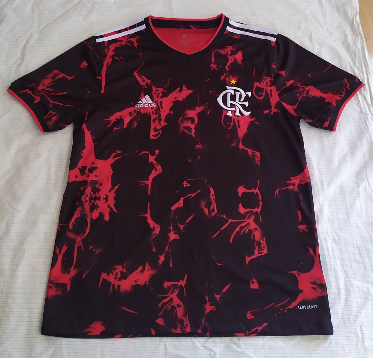 Camisa Flamengo Concept 23 Adidas Bordada Masculina Sangue Rubro Negro ...