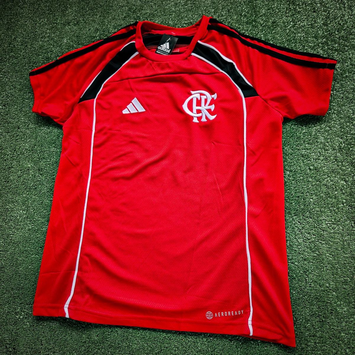 Camisa Flamengo Vermelha 2025 Pose do Rodo (adidas e Escudo Bordados) Fotos Reais | Camisa ...