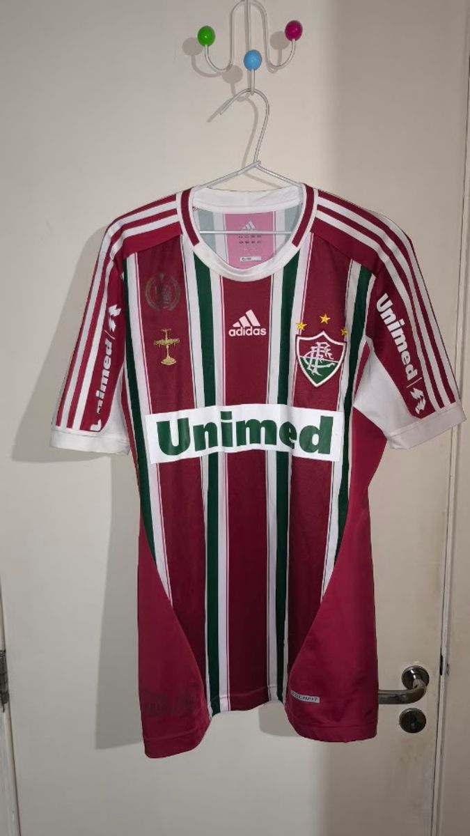 Camisa Fluminense Adidas Techfit 2012 - de Jogo/preparada | Camisa Masculina Adidas Usado ...