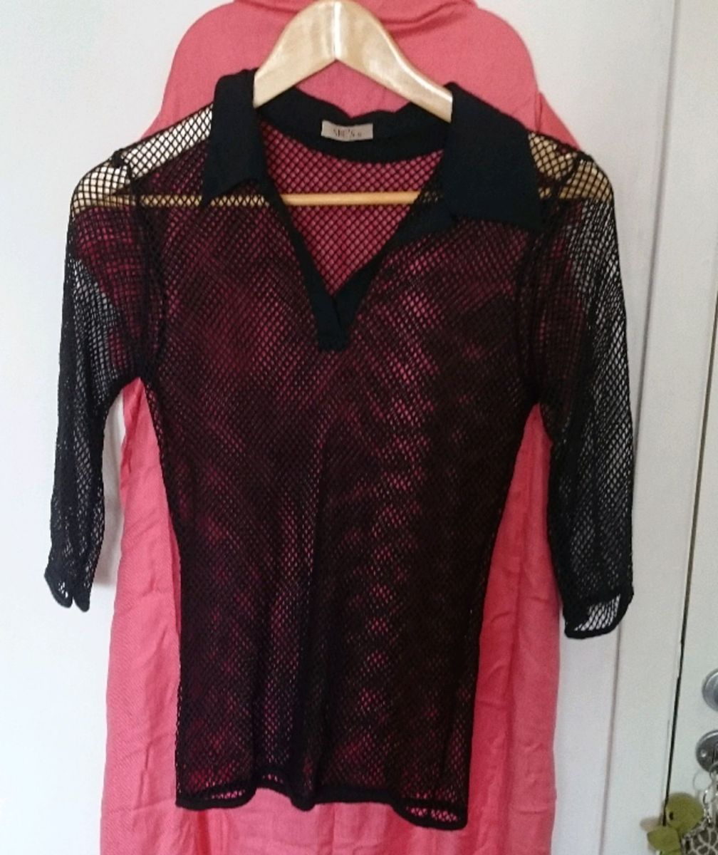 Camisa Furadinha | Blusa Feminina Usado 15324818 | enjoei