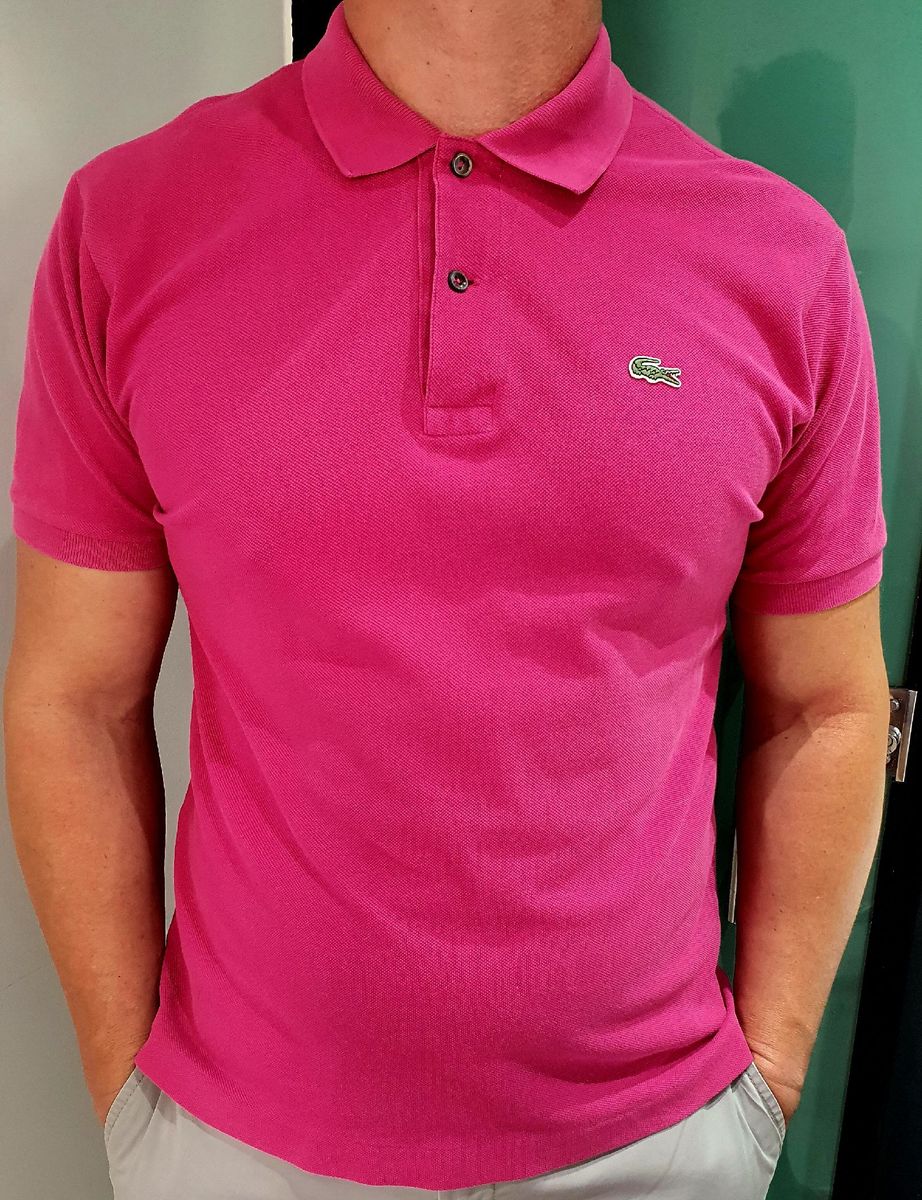 Camisa Gola Polo Rosa Pink Lacoste Original | Camisa Masculina Lacoste ...
