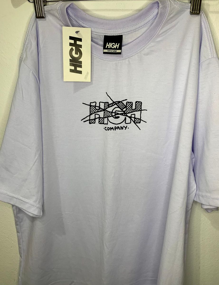 Camisa High Company Branca | Camiseta Masculina High Nunca Usado ...