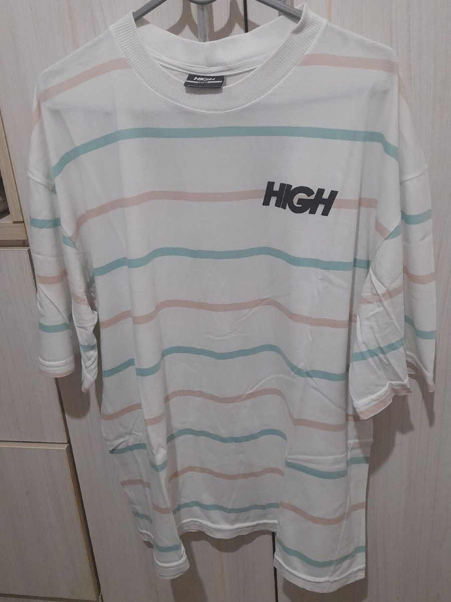 Camisa High Listrada | Camiseta Masculina High Company Usado 82494155 ...