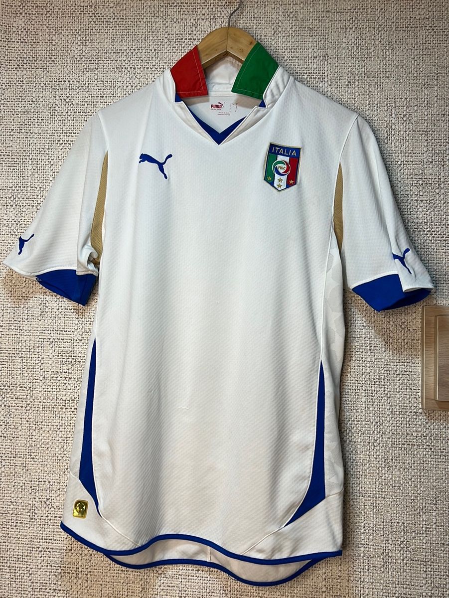 Camisa Italia Copa do Mundo 2006 Branca | Roupa Esportiva Masculino ...