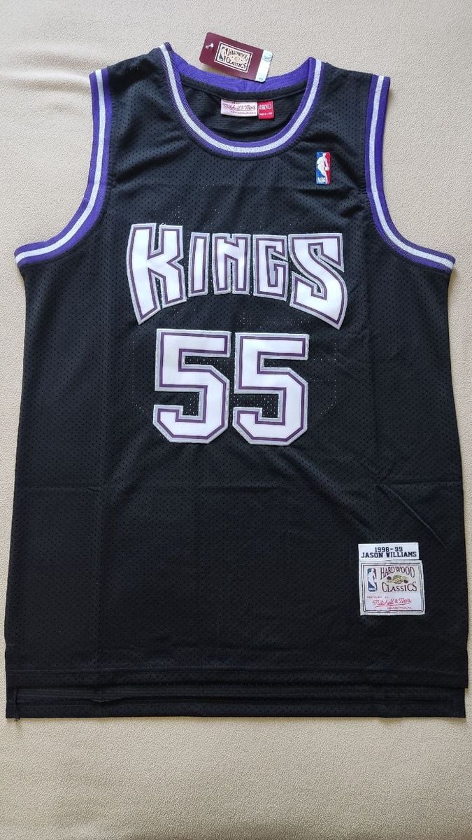 Camisa Jason Williams #55 - Nba Sacramento Kings | Casaco Masculino Mitchell & Ness Nunca Usado ...