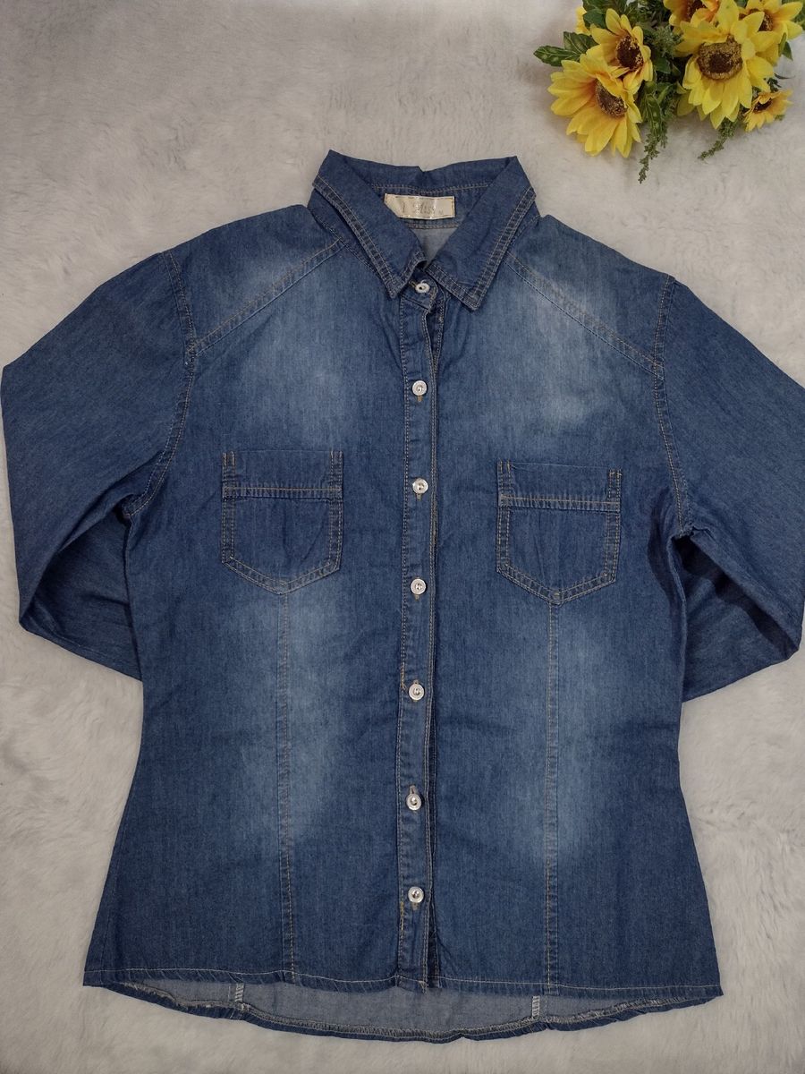 Camisa Jeans | Camisa Feminina Usado 71234567 | enjoei