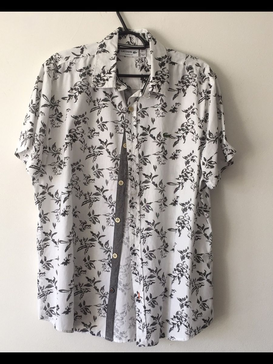 Camisa Lacoste Manga Curta | Camisa Masculina Lacoste Usado 32253664 ...