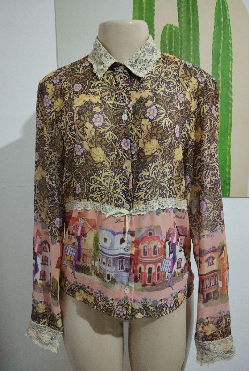 Camisa Linda da Limelight Tamanho M | Camisa Feminina Limelight Usado ...