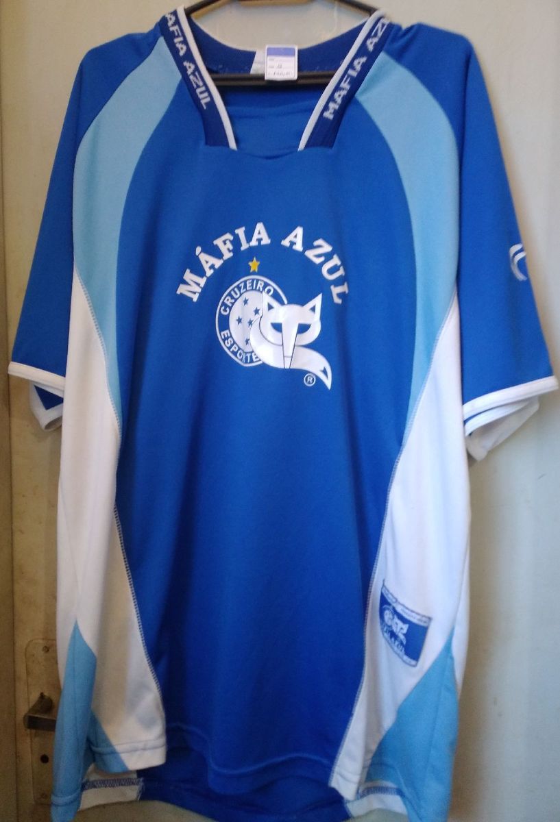Camisa Mafia Azul do Cruzeiro | Camisa Masculina Talento Usado ...
