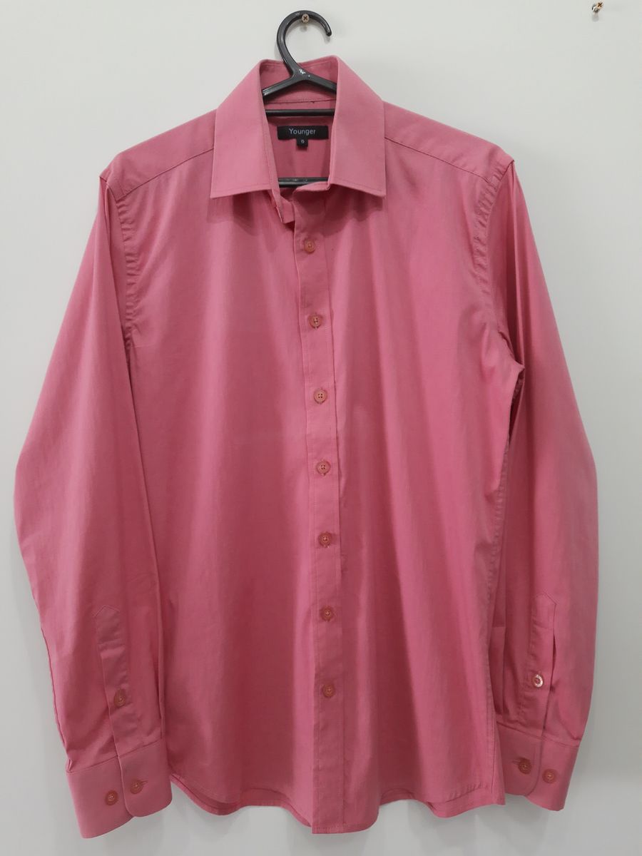 Camisa Manga Longa Goiaba | Camisa Masculina Cia Do Terno Usado ...