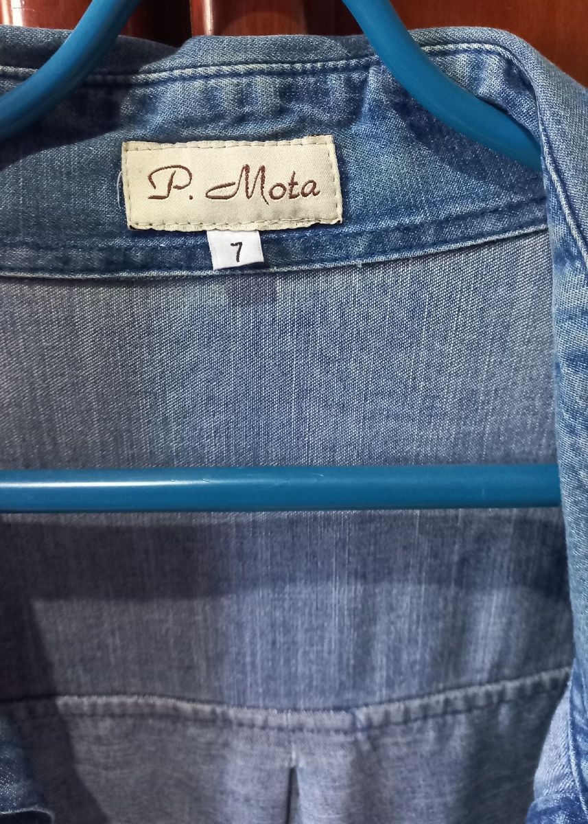 Camisa Masculina Manga Longa Plus Size | Camisa Masculina P. Mota Usado ...