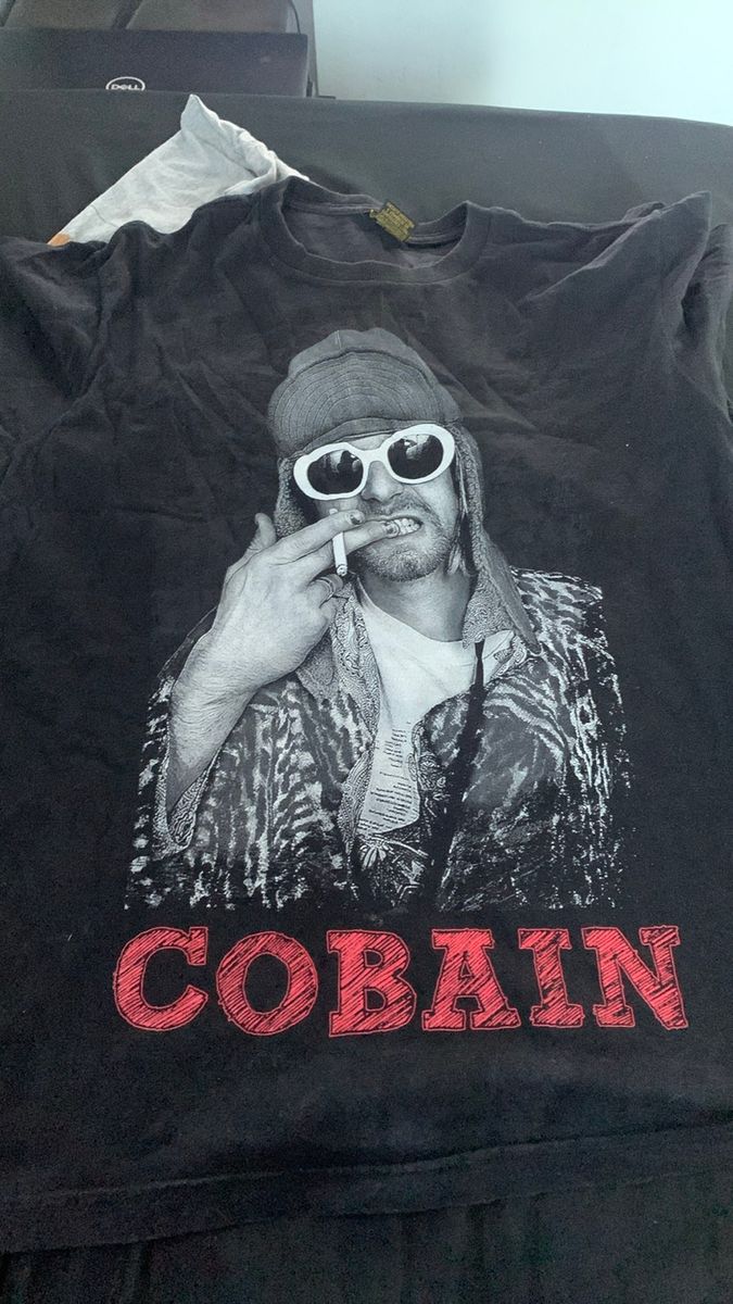 Camisa Nirvana Kurt Cobain | Camisa Masculina Galeria Do Rock Usado ...