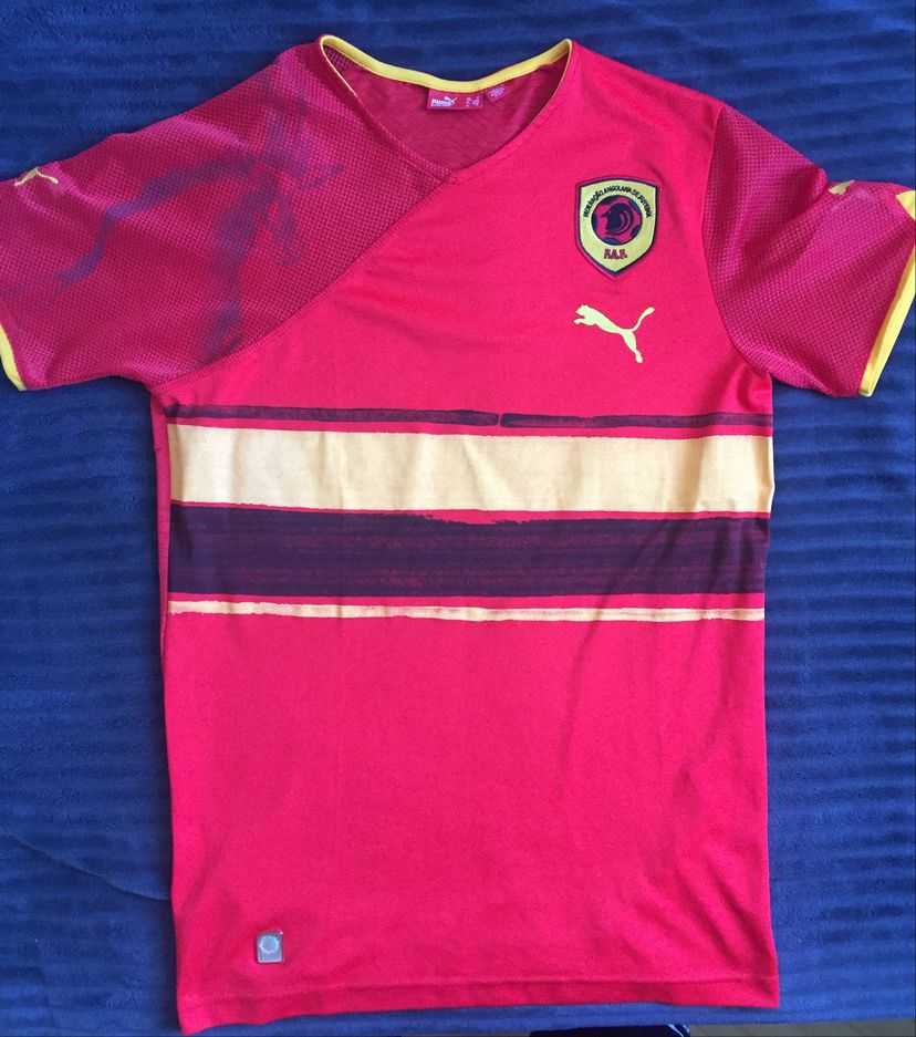 Camisa Oficial da Seleção de Futebol de Angola | Camiseta Masculina ...