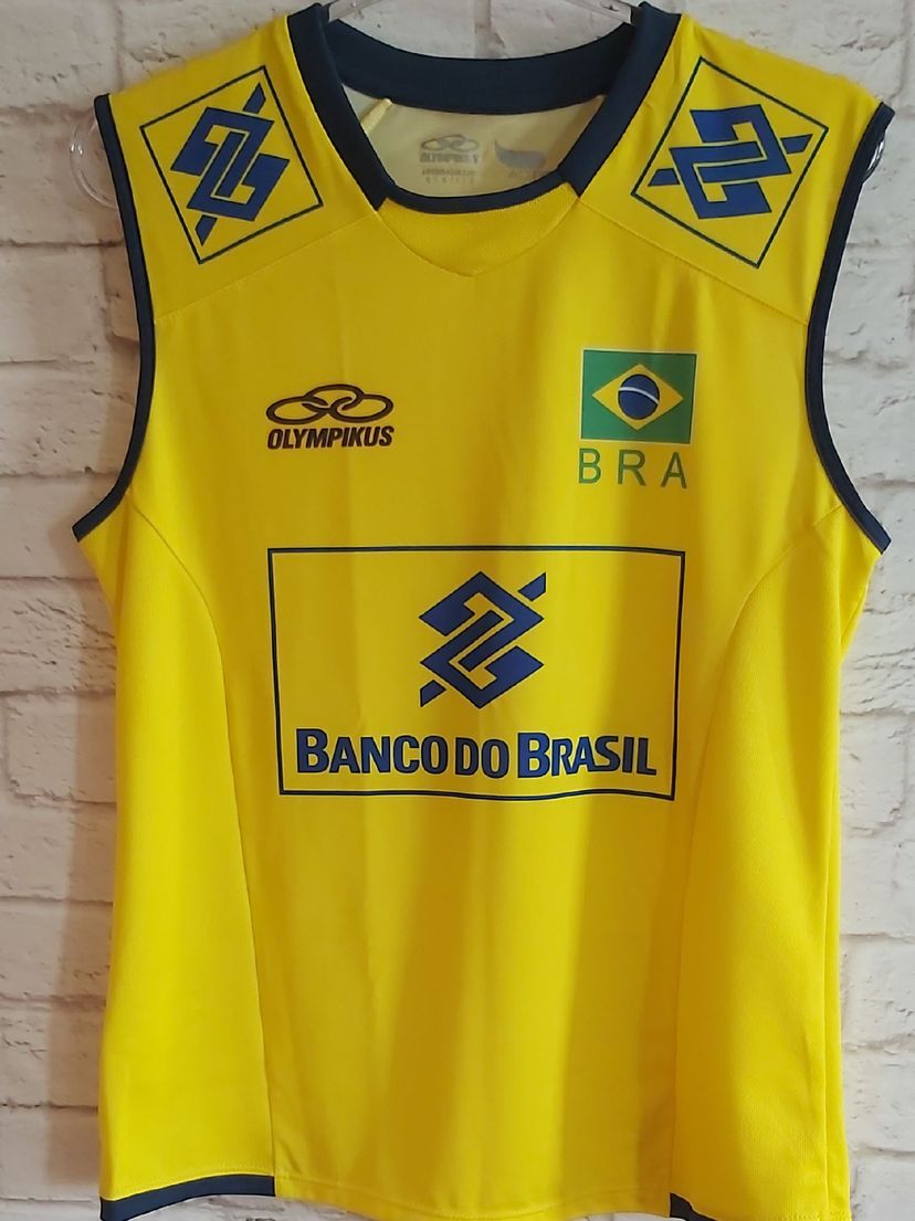 Camisa Oficial Seleção Brasileira Vôlei Camisa Feminina Olympikus
