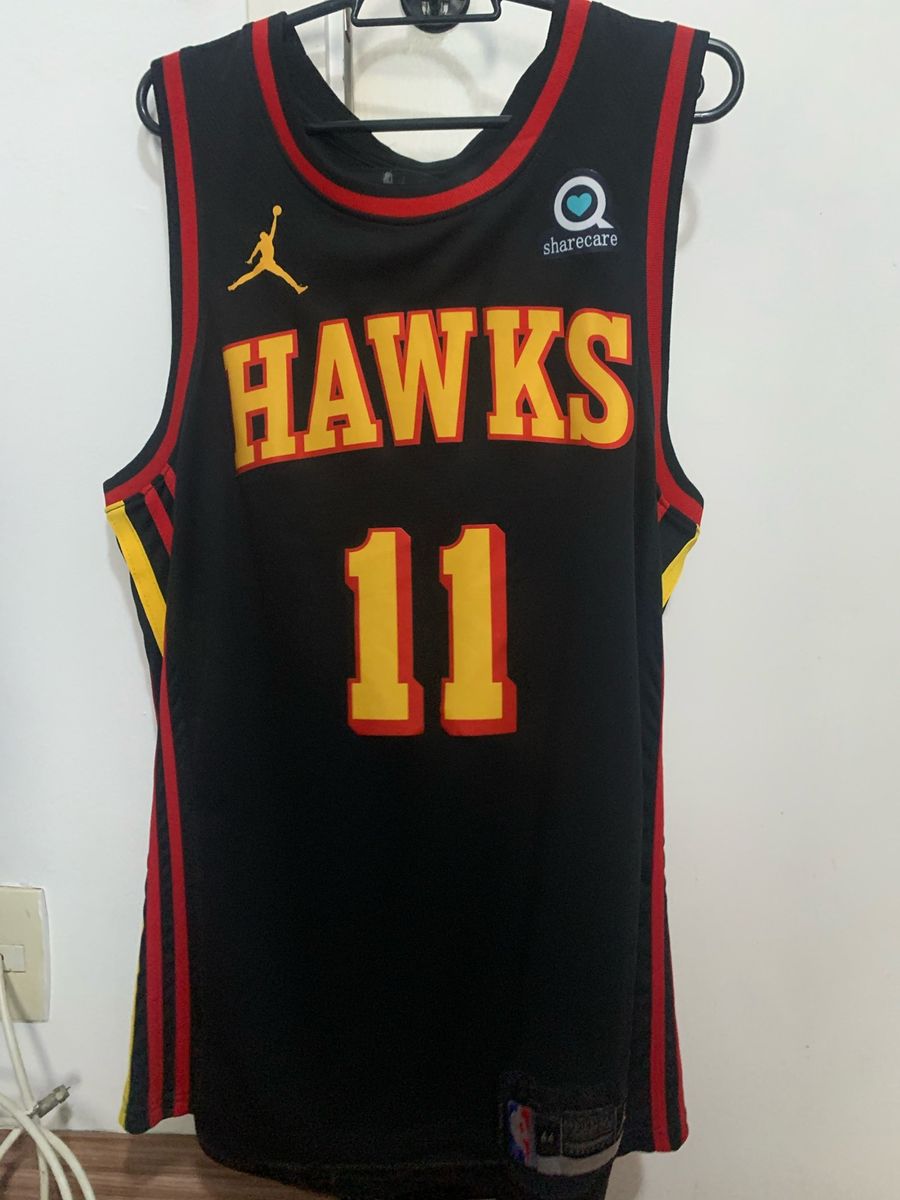 Camisa Original Atlanta Hawks Trae Young | Camisa Masculina Jordan ...
