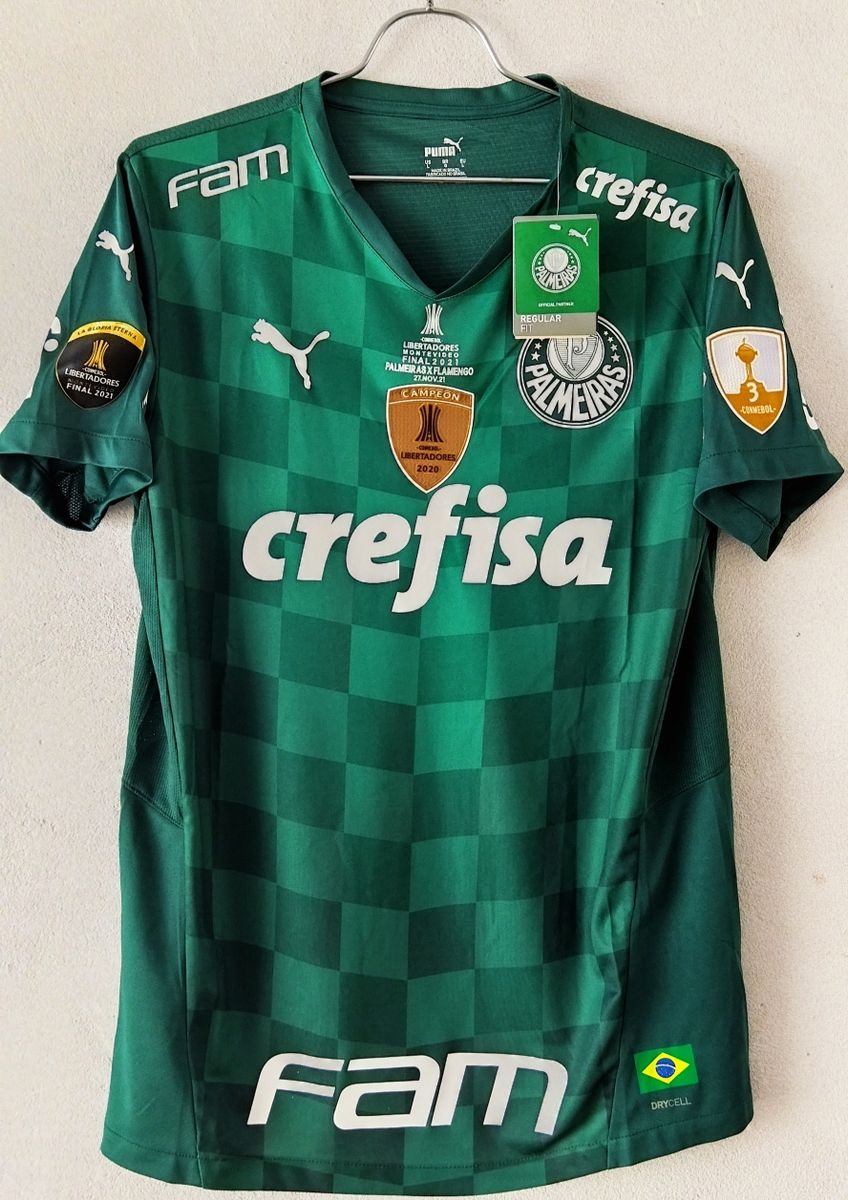 Camisa Palmeiras I 2021 Final Libertadores Palmeiras X Flamengo ...
