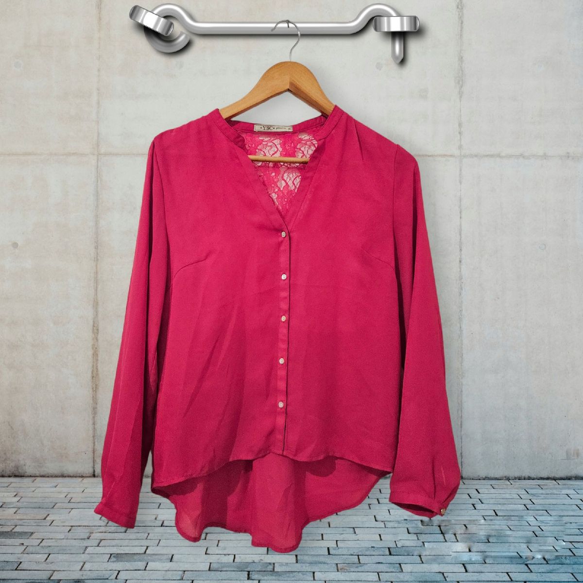 Camisa Pink Mullet | Camisa Feminina Ysc Yessica Usado 99338444 | enjoei