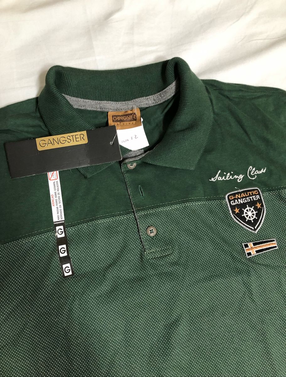 Camisa Polo Gângster Masculino | Camisa Masculina Gangster Nunca Usado ...