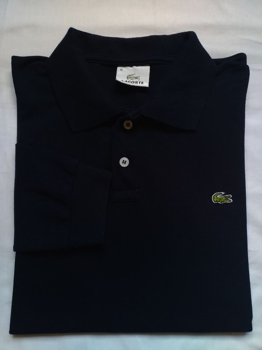 Camisa Polo Lacoste Manga Longa | Camisa Masculina Lacoste Usado ...