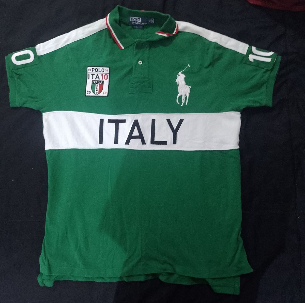 Camisa Polo Ralph Lauren Verde Itália Rara Original | Camisa Masculina Polo Ralph Lauren Nunca ...