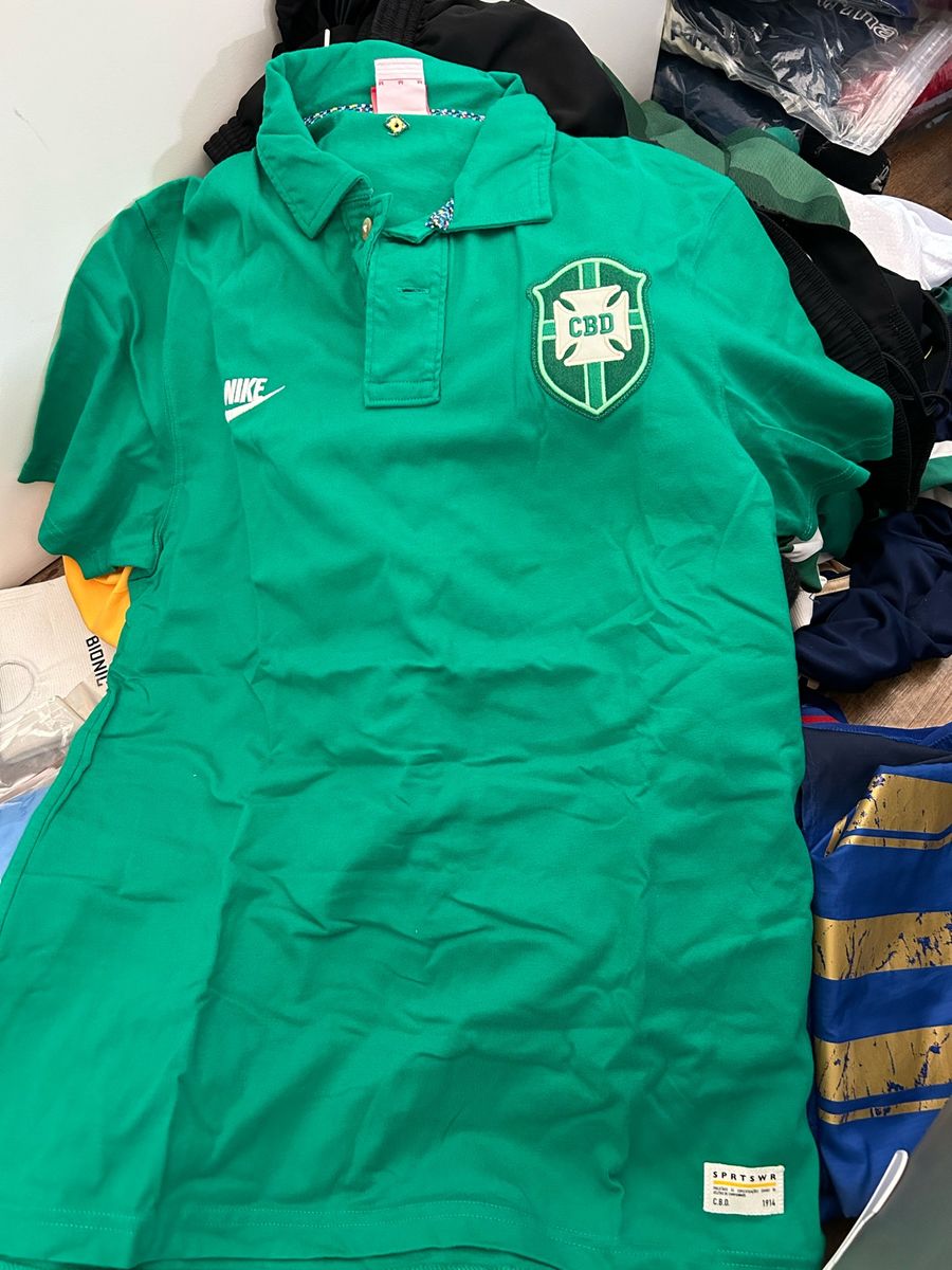 Camisa Polo Seleção Brasileira Nike Cbd Histórica | Roupa Esportiva ...