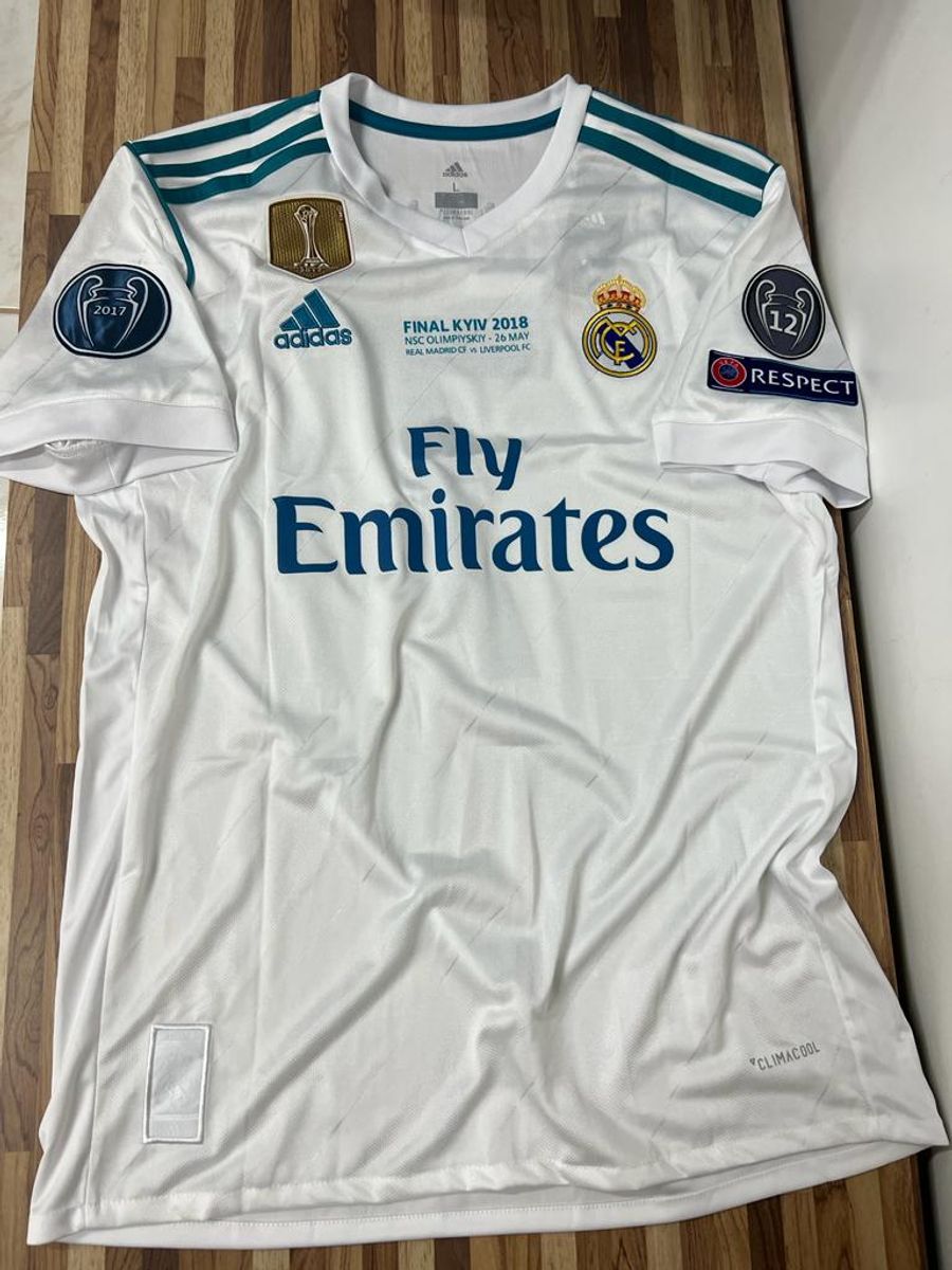 Camisa Real Madrid Adidas Cristiano Ronaldo #7 Champions League Ucl Final - G | Camisa Masculina ...