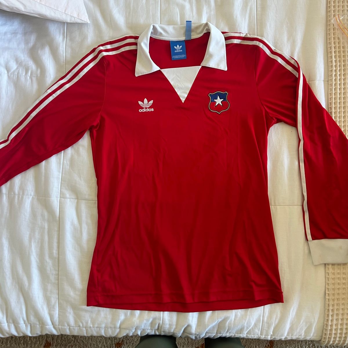 Camisa Retrô Chile 1987 | Camisa Masculina Adidas Usado 127133531 | enjoei