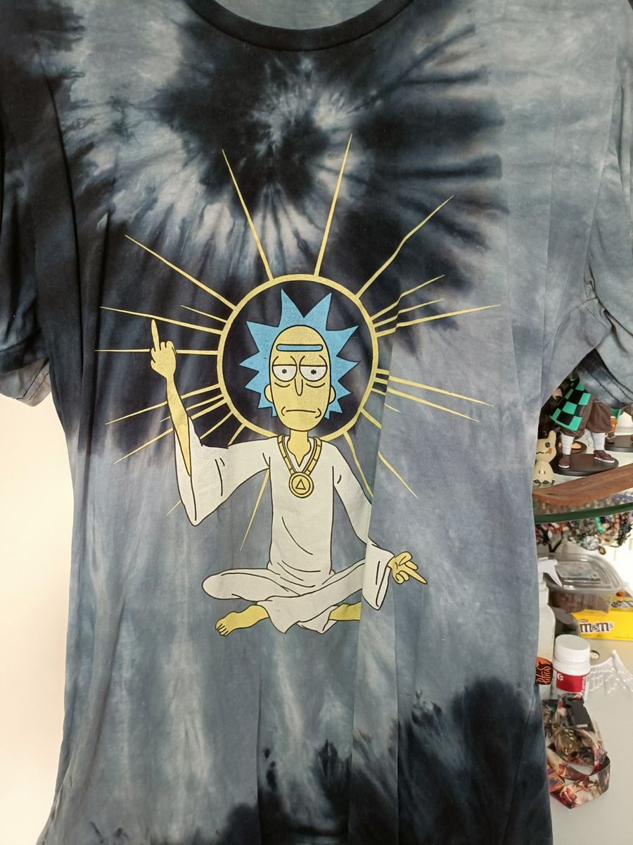 Camisa Rick Peace Among Worlds - P | Camiseta Masculina Piticas Usado ...