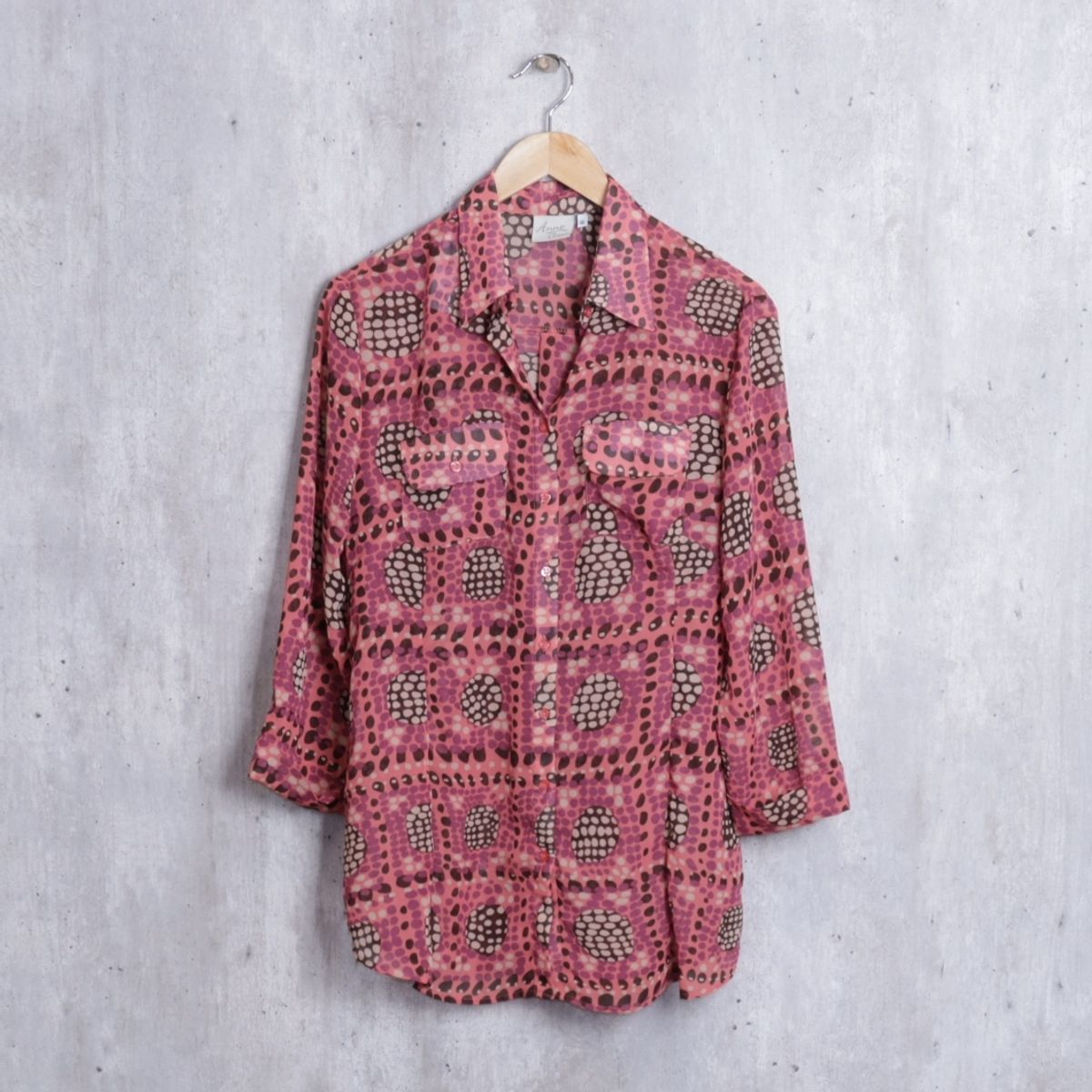 Camisa Rosa Anne Classic | Camisa Feminina Anne Classic Usado 81274102 ...