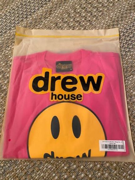 Camisa Rosa Drew Original | Camiseta Masculina Drew Nunca Usado ...