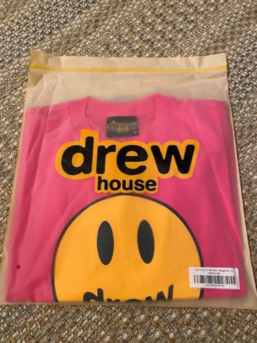 Camisa Rosa Drew Original | Camiseta Masculina Drew Nunca Usado ...