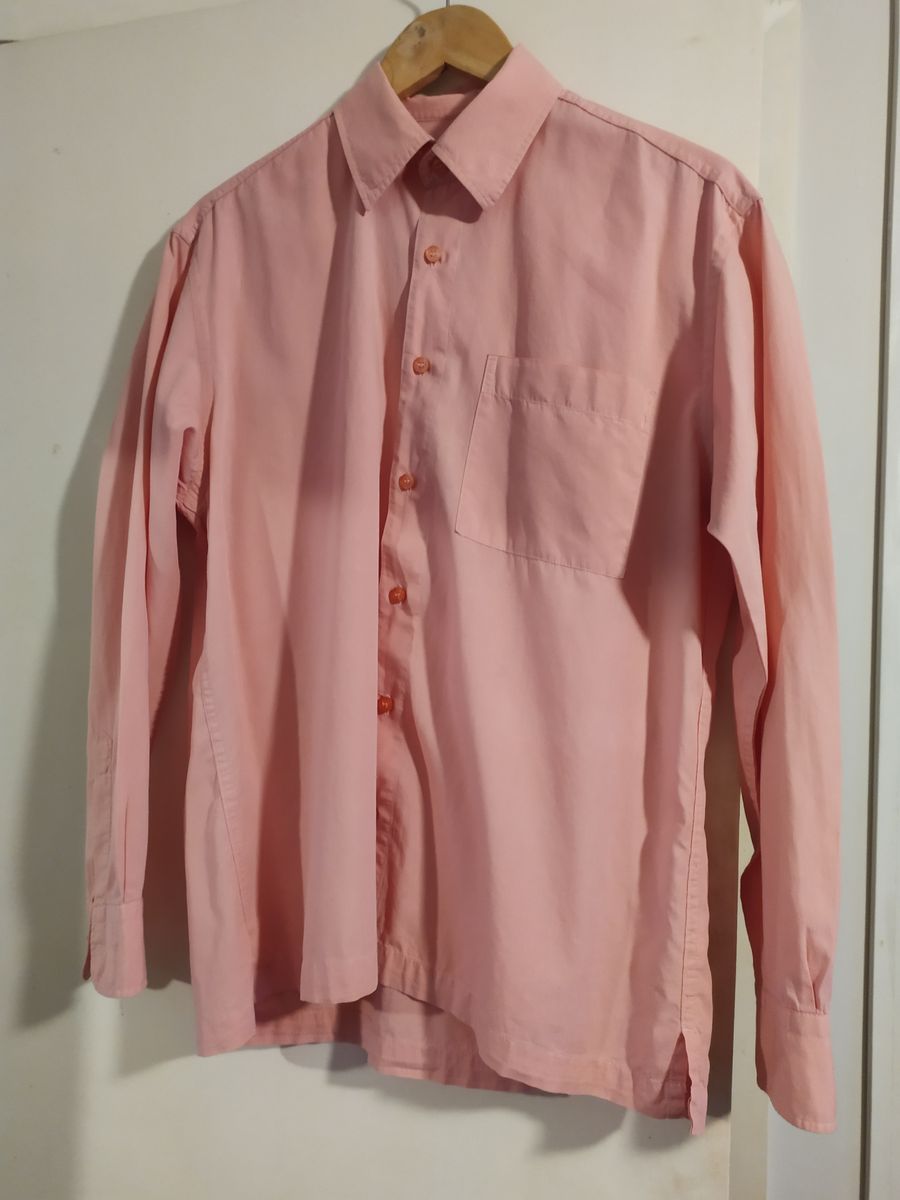 Camisa Rosa | Camisa Masculina Adji Usado 88956498 | enjoei