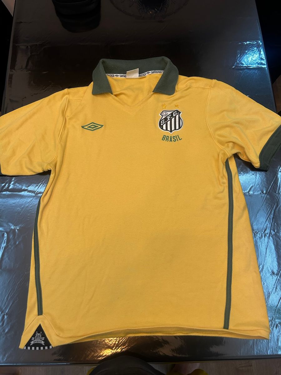 Camisa Santos Fc Umbro Brasil M | Camiseta Masculina Umbro Usado ...