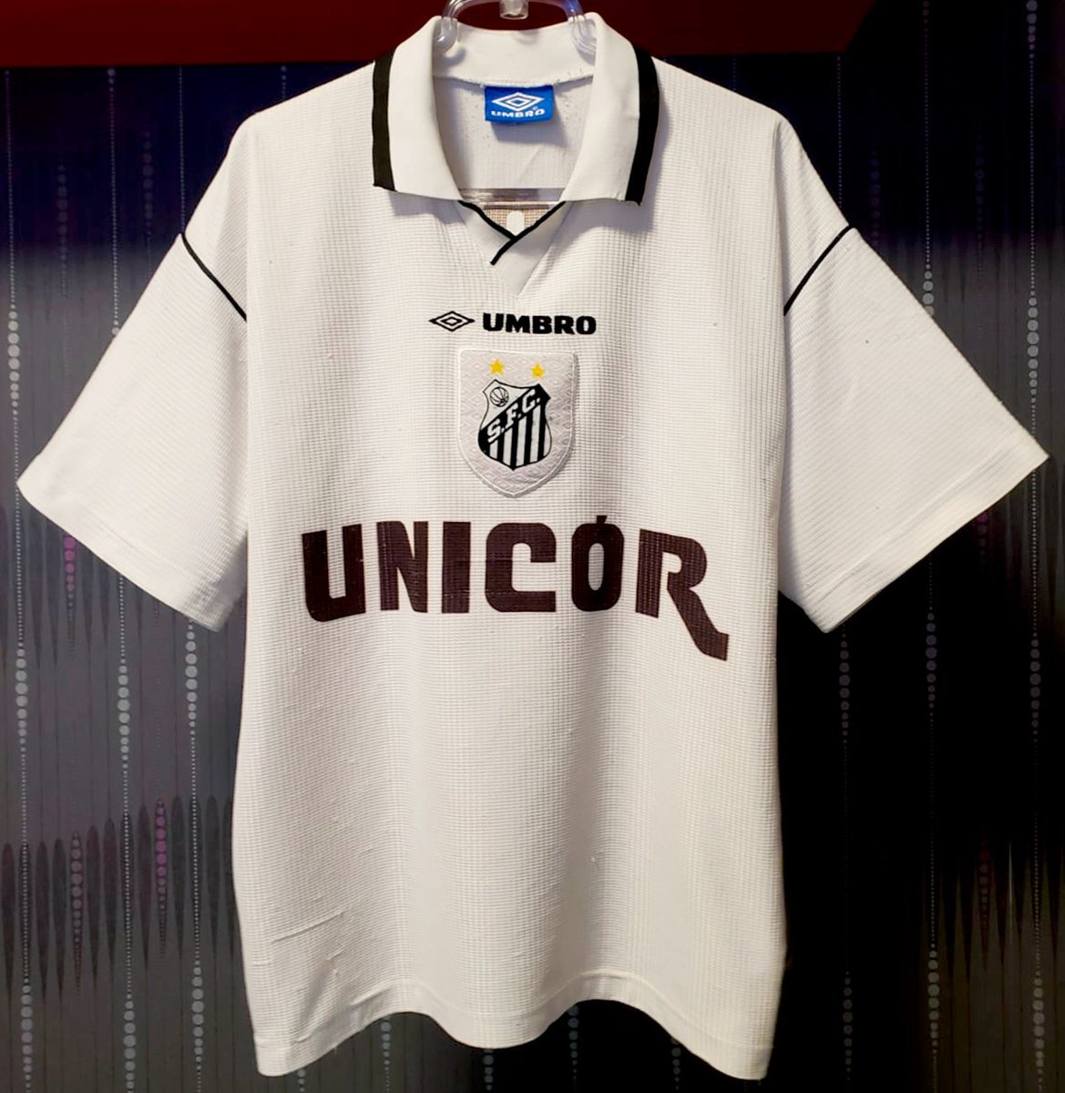 Camisa Santos Umbro Unicor 1998 #10 | Camisa Masculina Umbro Usado ...