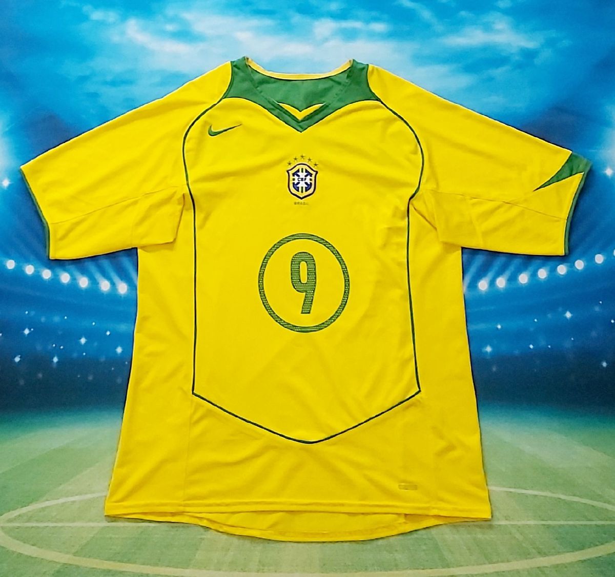 Camisa Seleção Brasil 2004 - Ronaldo - Original da Época | Camisa ...