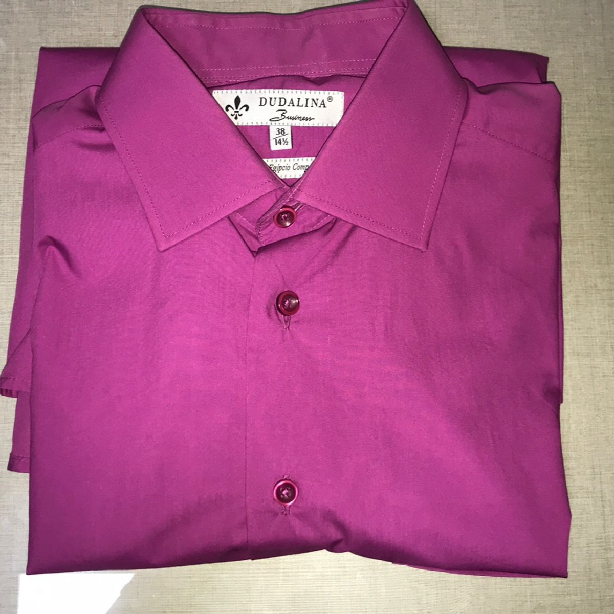 Camisa Social Dudalina (roxa) | Camisa Masculina Dudalina Nunca Usado ...