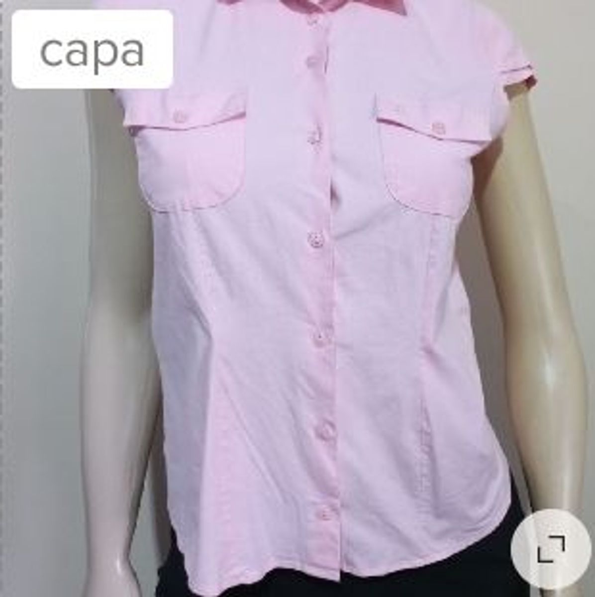 Camisa Social Feminina Rosa Rabbit | Camisa Feminina Rabbit Usado ...