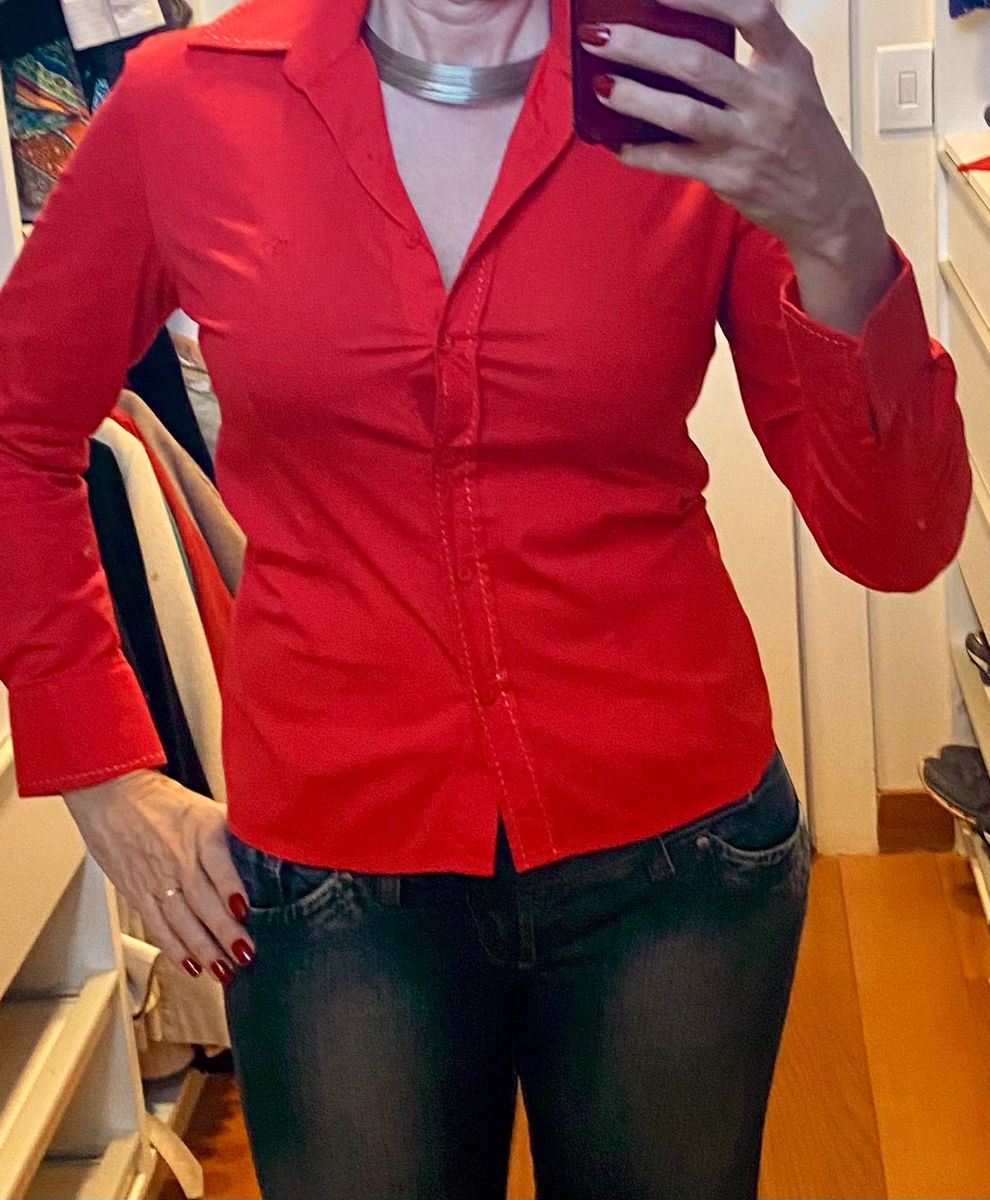 Camisa Social Feminina | Camisa Feminina Les Chemises Usado 106904720 ...