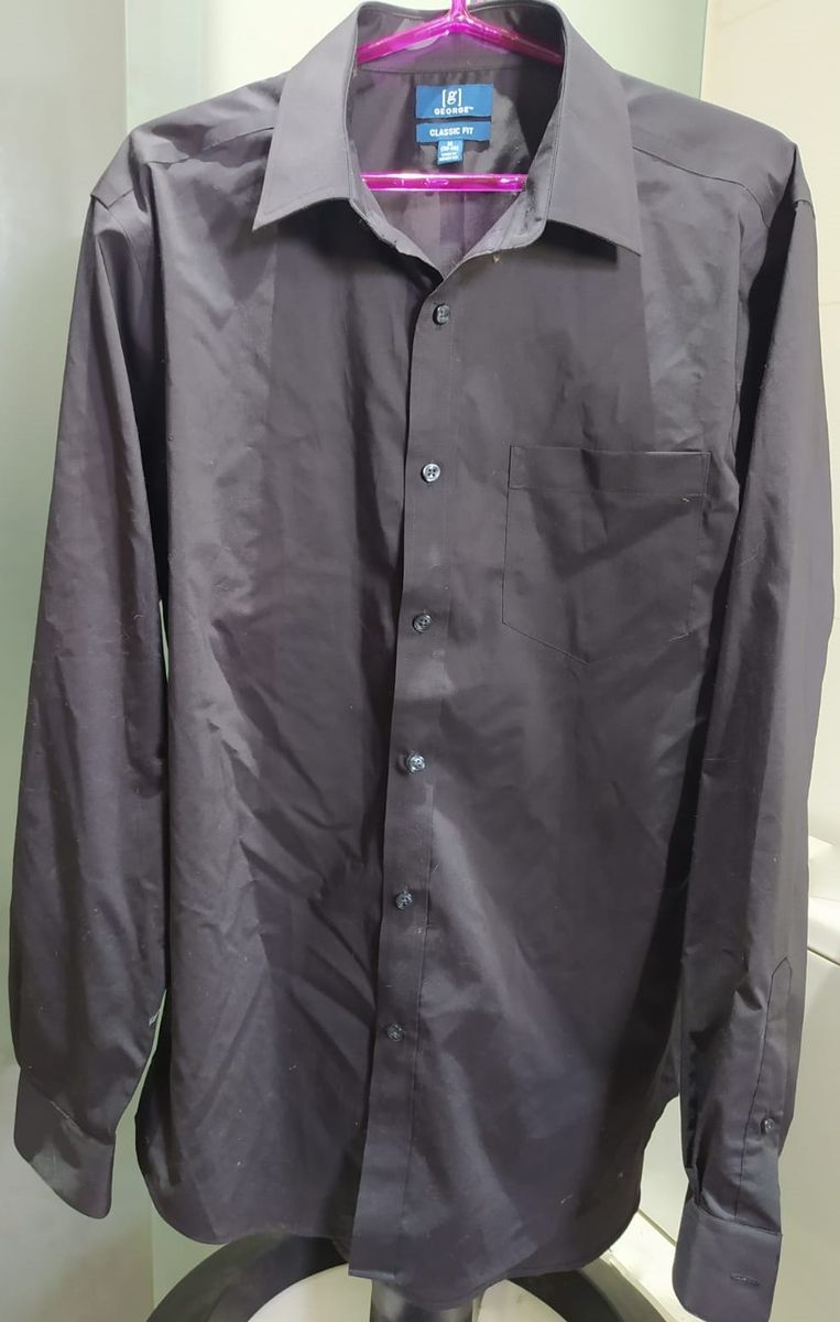 Camisa Social George Classic Fit | Camisa Masculina George Nunca Usado ...