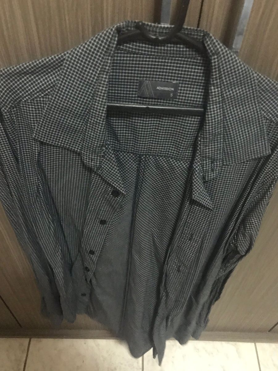 Camisa Social Manga Longa Masculina | Camisa Masculina Admission Usado ...
